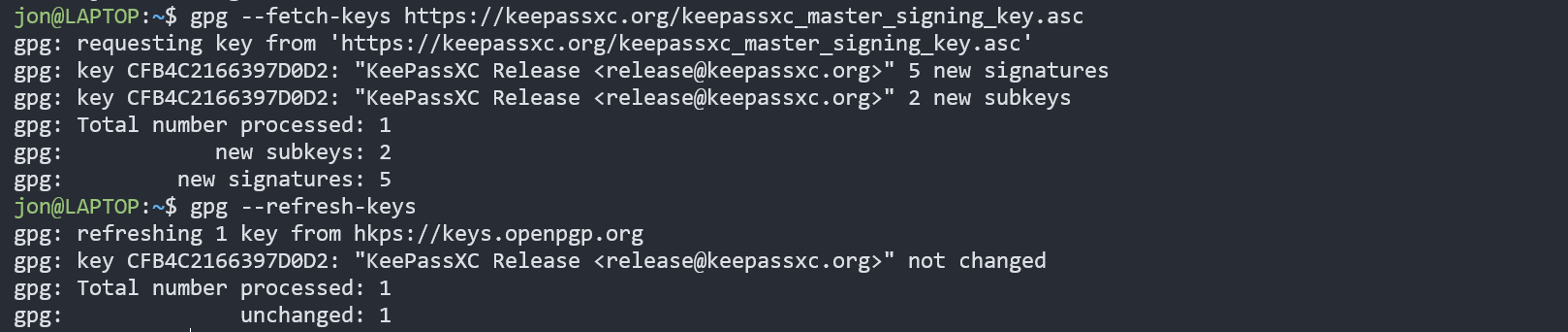 KeepassXC Signing key certificate is expired · Issue #7213 · keepassxreboot/keepassxc · GitHub