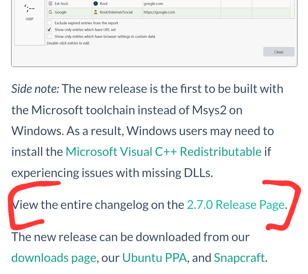 Double click on username and password fields does not copy the content to clipboard anymore ...