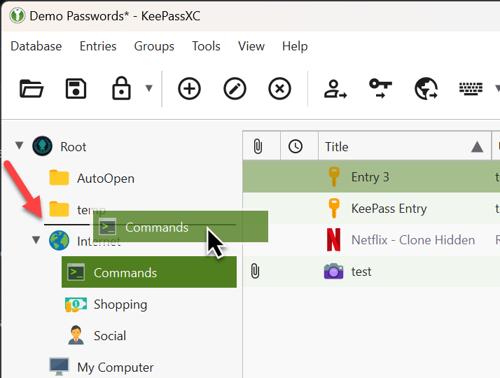 Adding Hotkeys For Actions On Groups · Issue 9122 · Keepassxrebootkeepassxc · Github 