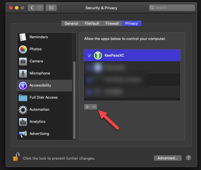 Document steps to reauthorize MacOS accessibility control for auto type · Issue #2685 ...