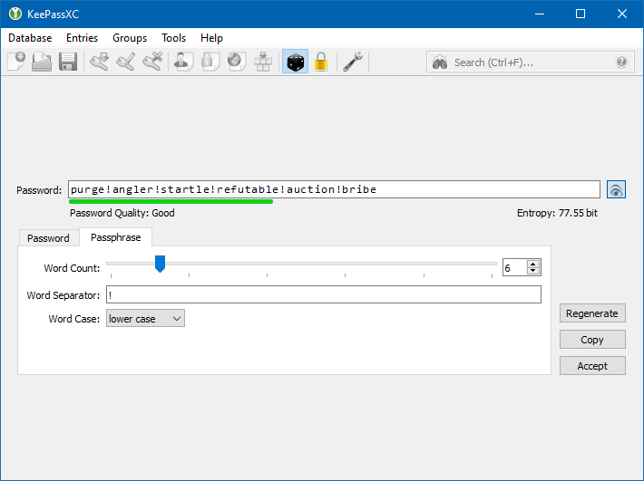 Memorable Password Generator · Issue #3401 · keepassxreboot/keepassxc · GitHub
