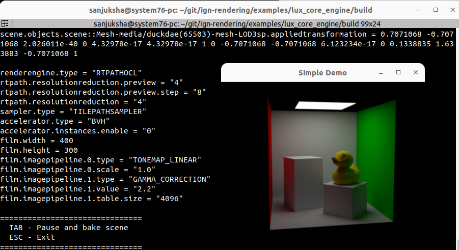 From Luxcore Render Engine Example 505 By Sanjuksha · Pull Request 727 · Gazebosimgz 