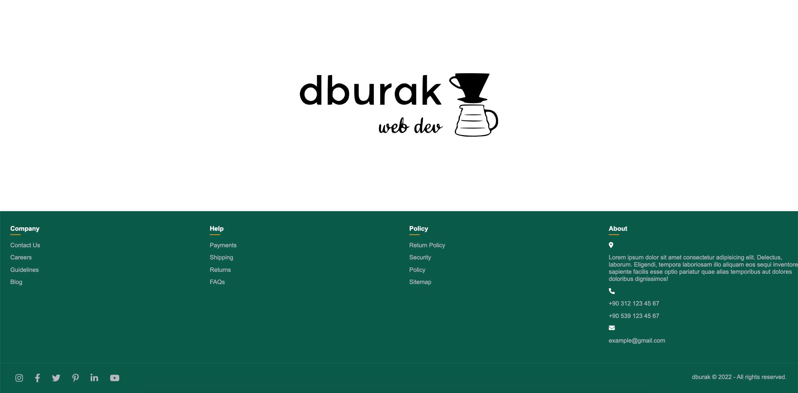 GitHub - dburak/css-practice03-responsive-footer-improved: An improved responsive footer design ...
