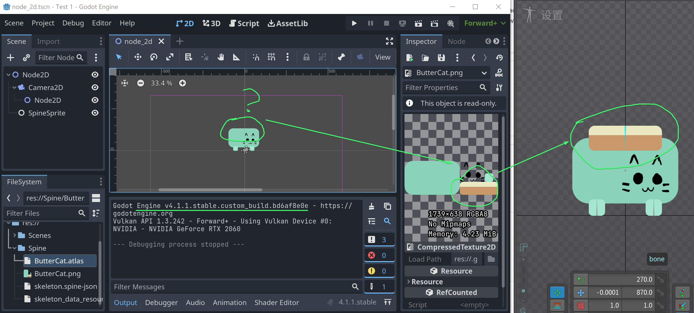 [Godot] Some textures in the atlas are not displayed when imported into Godot · Issue #2372 ...