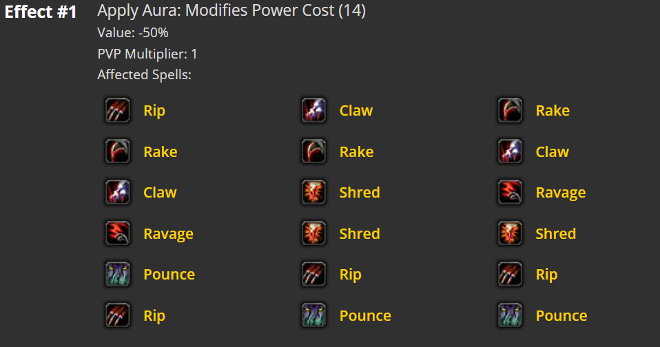 Druid Spell Berserk Energy Consumption In Feral Form · Issue 16905 · Azerothcore