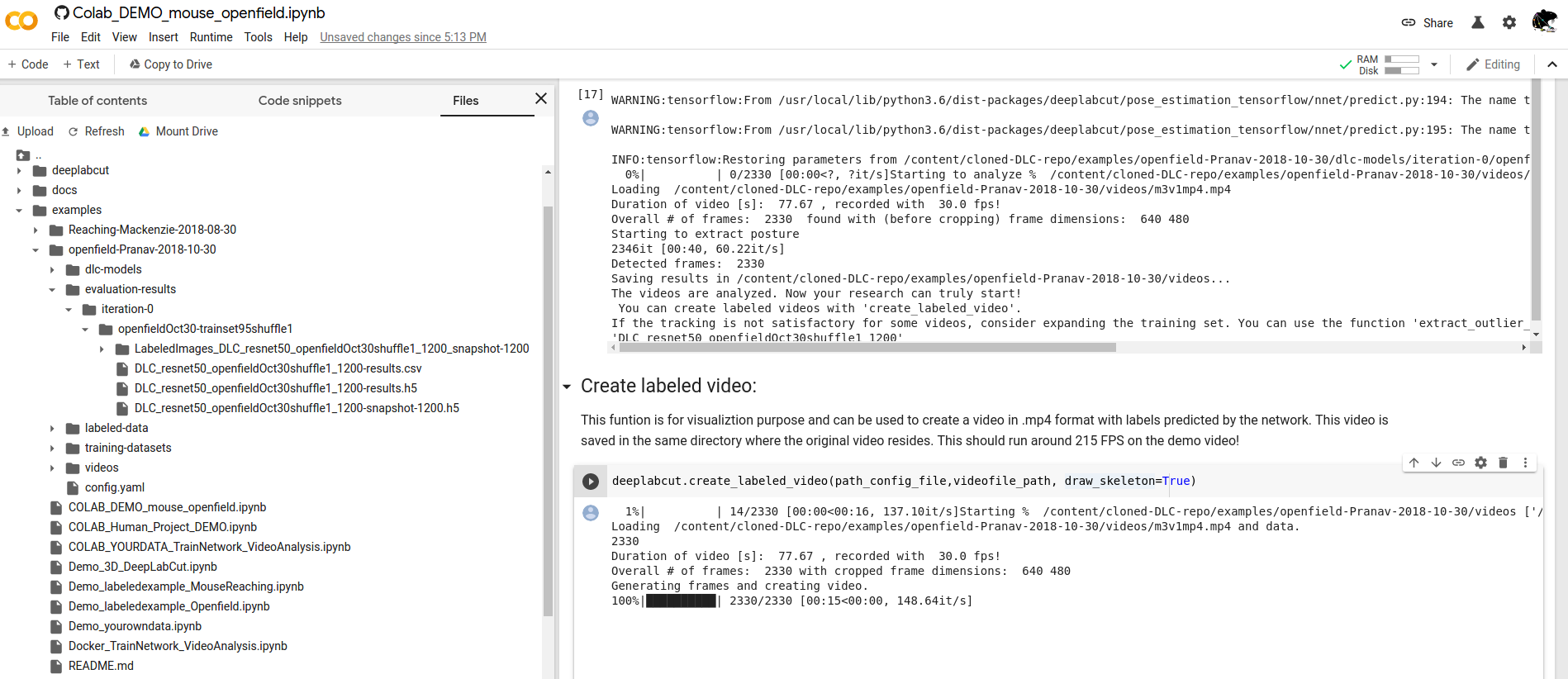 draw_skeleton, "skeleton" key word error (typo in config.yaml file) · Issue #548 · DeepLabCut ...