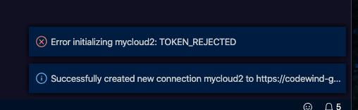 Access Token Rejected When Setting Up A New Connection · Issue 1640 · Eclipse Archivedcodewind 