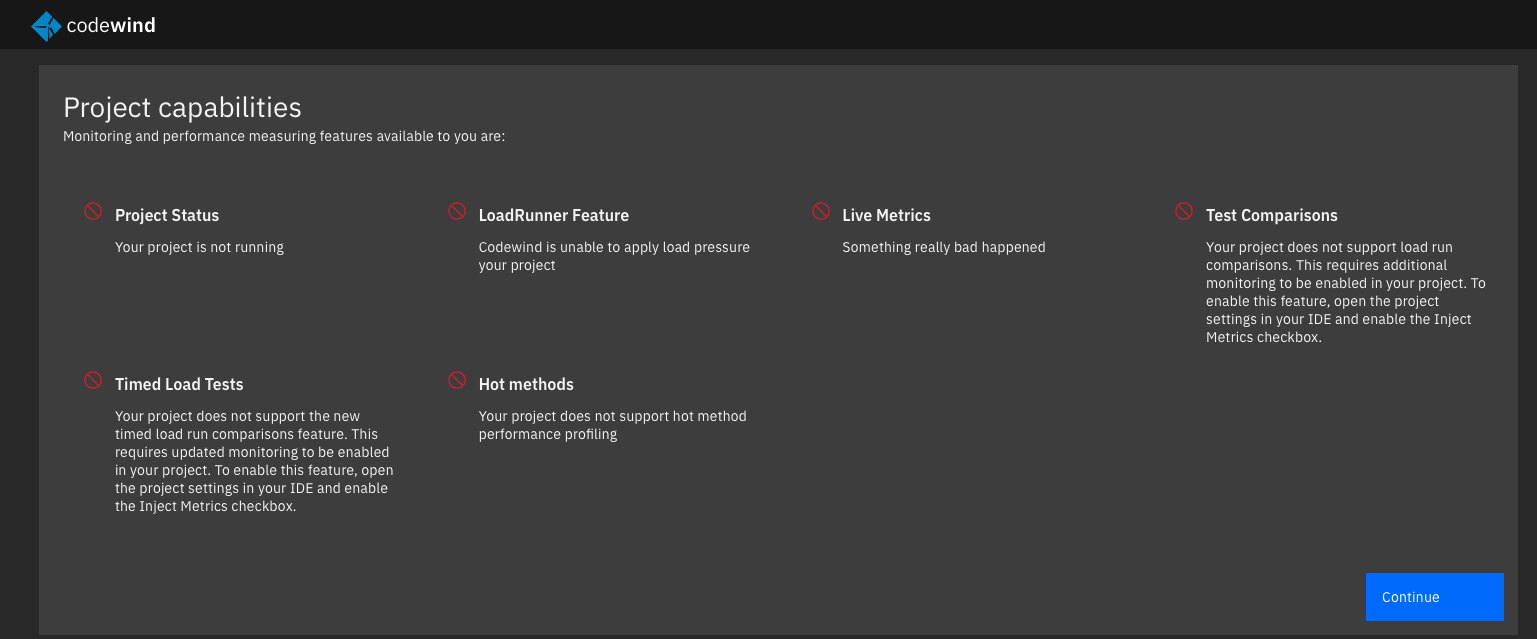 (metrics) Add Performance dashboard (UI) updates to display project ...