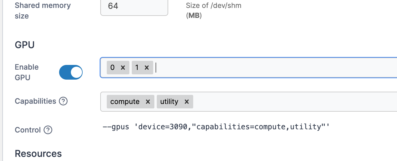 GPUs display error in dashboard interface · Issue #8683 · portainer ...
