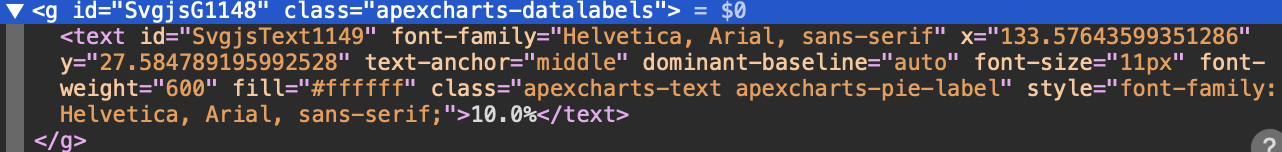 Problem with filter element in Donut using Safari and IOS Mobile devices · apexcharts apexcharts ...