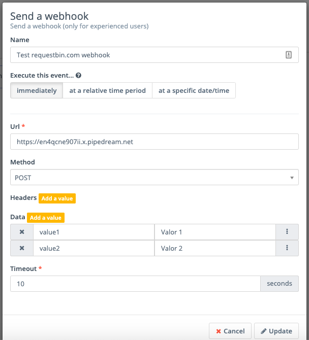 Campaign webhooks are using application/x-www-form.urlencoded instead of application/json ...
