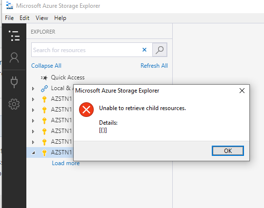 Unable to sign in on ADFS Azure Stack · Issue #1543 · microsoft/AzureStorageExplorer · GitHub