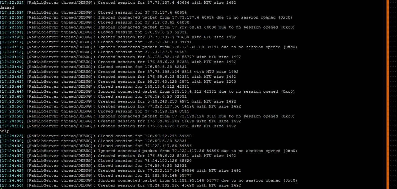 Server freezes. · Issue #2618 · pmmp/PocketMine-MP · GitHub