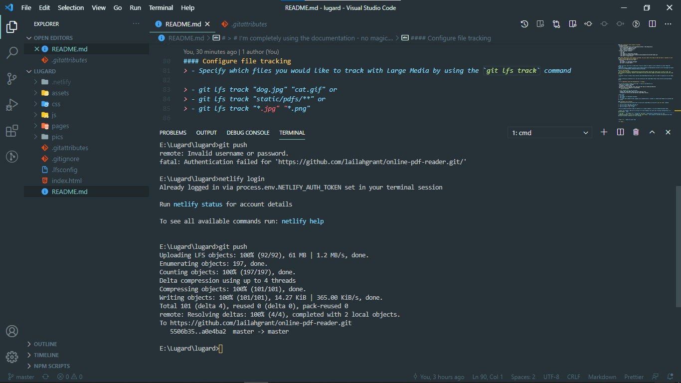 Can't push to repo anymore? · Issue #35 · netlify/netlify-credential-helper · GitHub