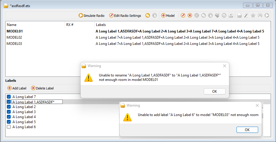 Model labels with commas malformed against models · Issue #2282 · EdgeTX/edgetx · GitHub