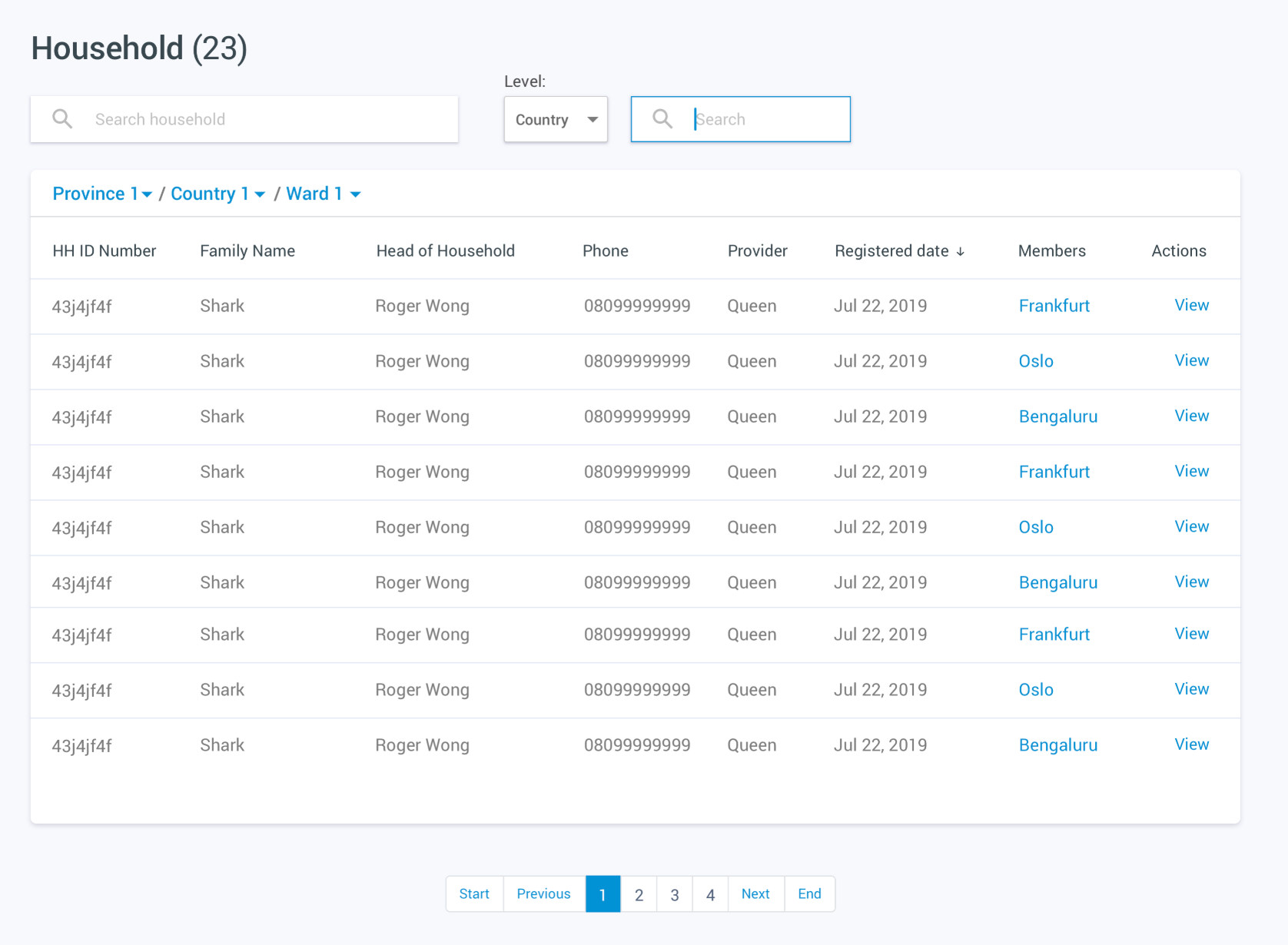 styling the dashboard section to look and feel as the mockup design · Issue #42 · opensrp ...