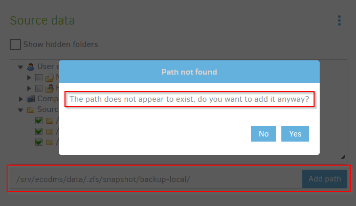 Duplicati cannot backup a predefined ZFS Snapshot · Issue #2902 · duplicati/duplicati · GitHub