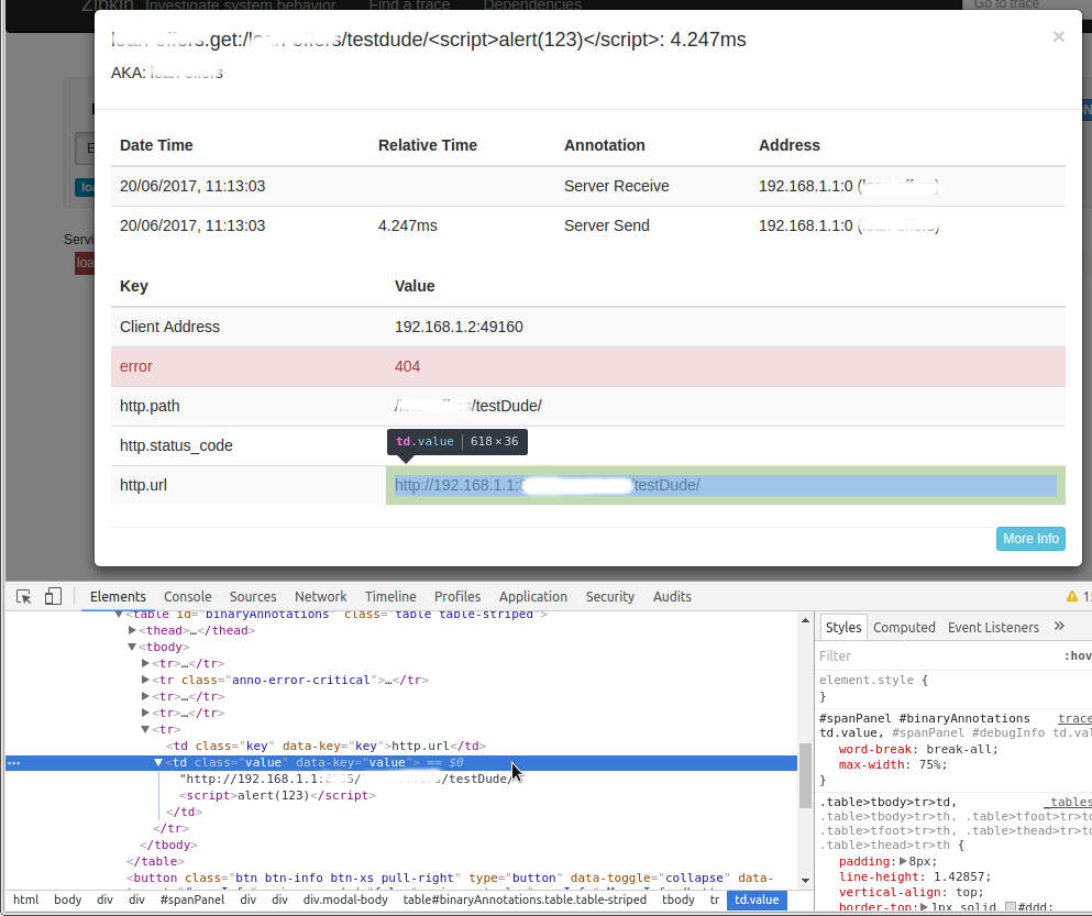 XSS vulnerabilities · Issue #1623 · openzipkin/zipkin · GitHub