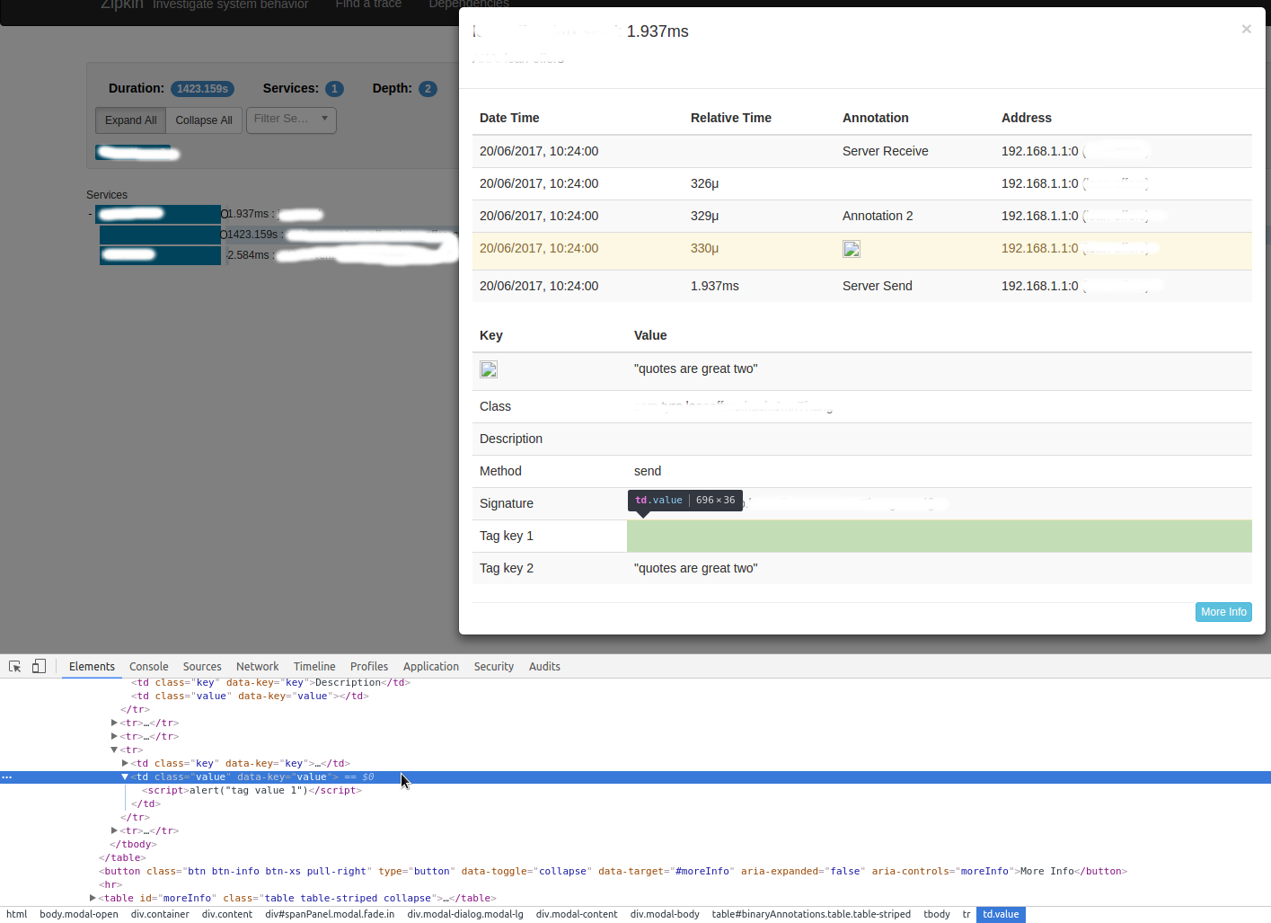 XSS vulnerabilities · Issue #1623 · openzipkin/zipkin · GitHub