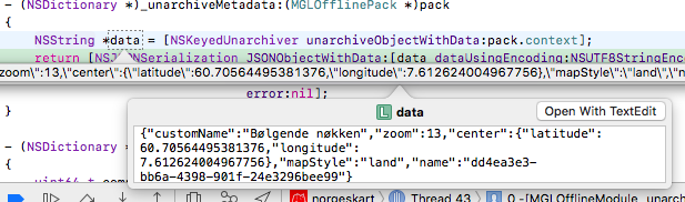 Native exception on calling `MapboxGL.offlineManager.getPacks ...
