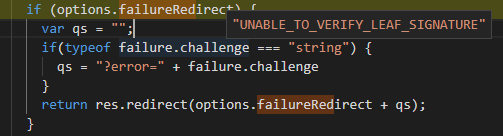 Error code to be sent over failure redirect for more flexibility · Issue #715 · jaredhanson ...