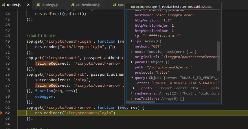 Error code to be sent over failure redirect for more flexibility · Issue #715 · jaredhanson ...