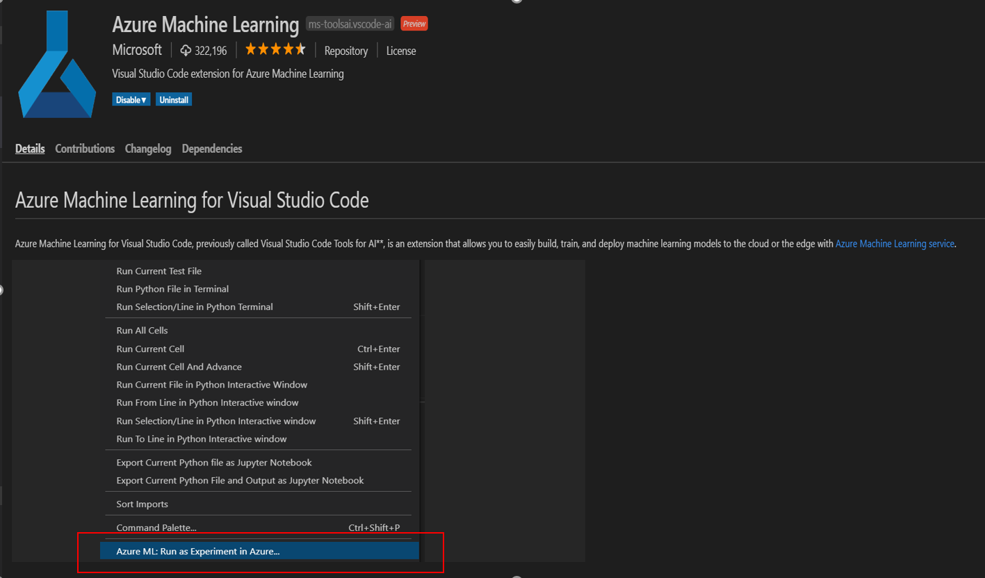 Make AML Extension download page less intimidating · Issue #275 · microsoft/vscode-tools-for-ai ...