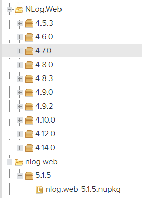 Naming inconsistency in Nuget-package repository · Issue #880 · NLog/NLog.Web · GitHub
