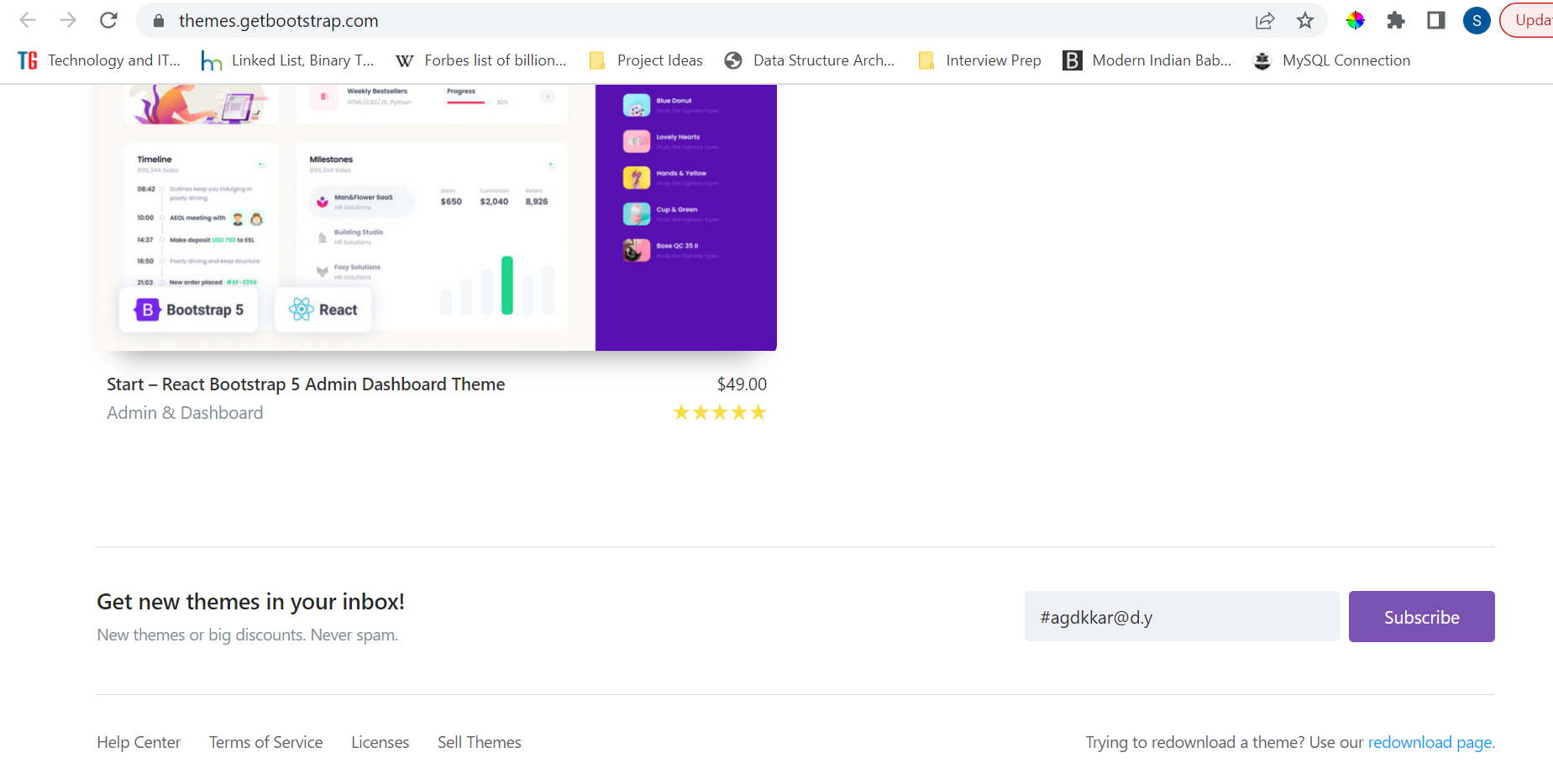 Newsletter subscription is successful with invalid email id · Issue #36864 · twbs/bootstrap · GitHub
