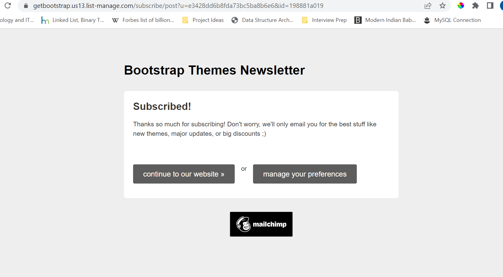 Newsletter Subscription Is Successful With Invalid Email Id · Issue 36864 · Twbsbootstrap · Github 