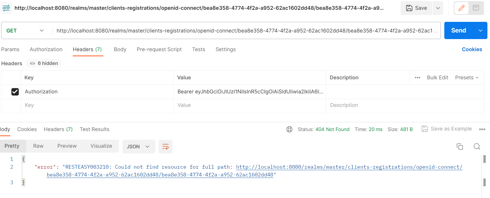 Realm client update via PUT returns invalid registration_client_uri ...