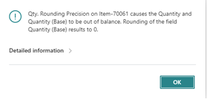 Qty. Rounding Precision error introduced in BC19.2 · Issue #15994 ...