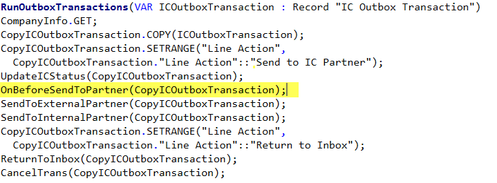 Event Request Codeunit 431 Runoutboxtransactions · Issue 1217 · Microsoftalappextensions · Github