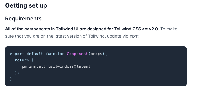 Typo In Documentation Requirements · Issue 892 · Tailwindlabs · Github