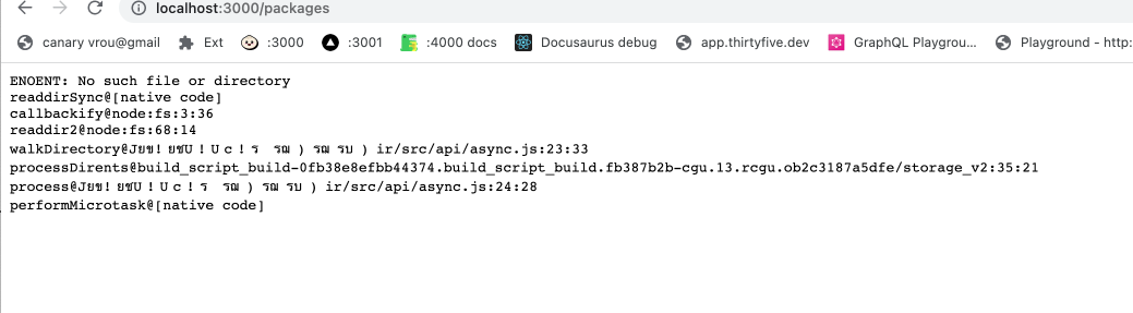 `fsreaddir` Seg Fault · Issue 3364 · Oven Shbun · Github