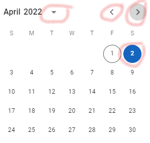 [DatePicker] Cannot select date after changing month with keyboard controls · Issue #4597 · mui ...