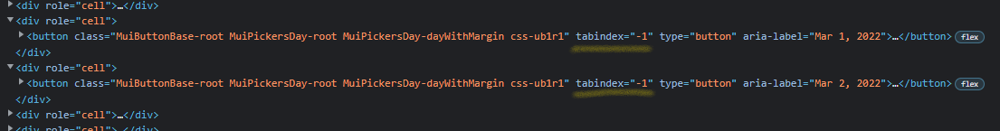 [DatePicker] Cannot select date after changing month with keyboard controls · Issue #4597 · mui ...