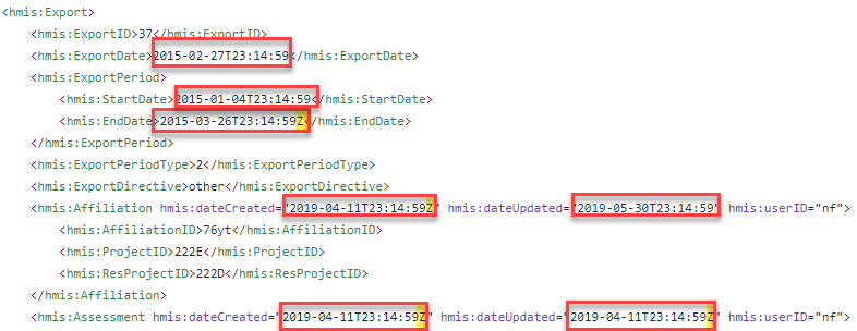 Hudhmisinstancexml Datetime Format And Date Logic · Issue 161 · Hmis Interopxml · Github 5611