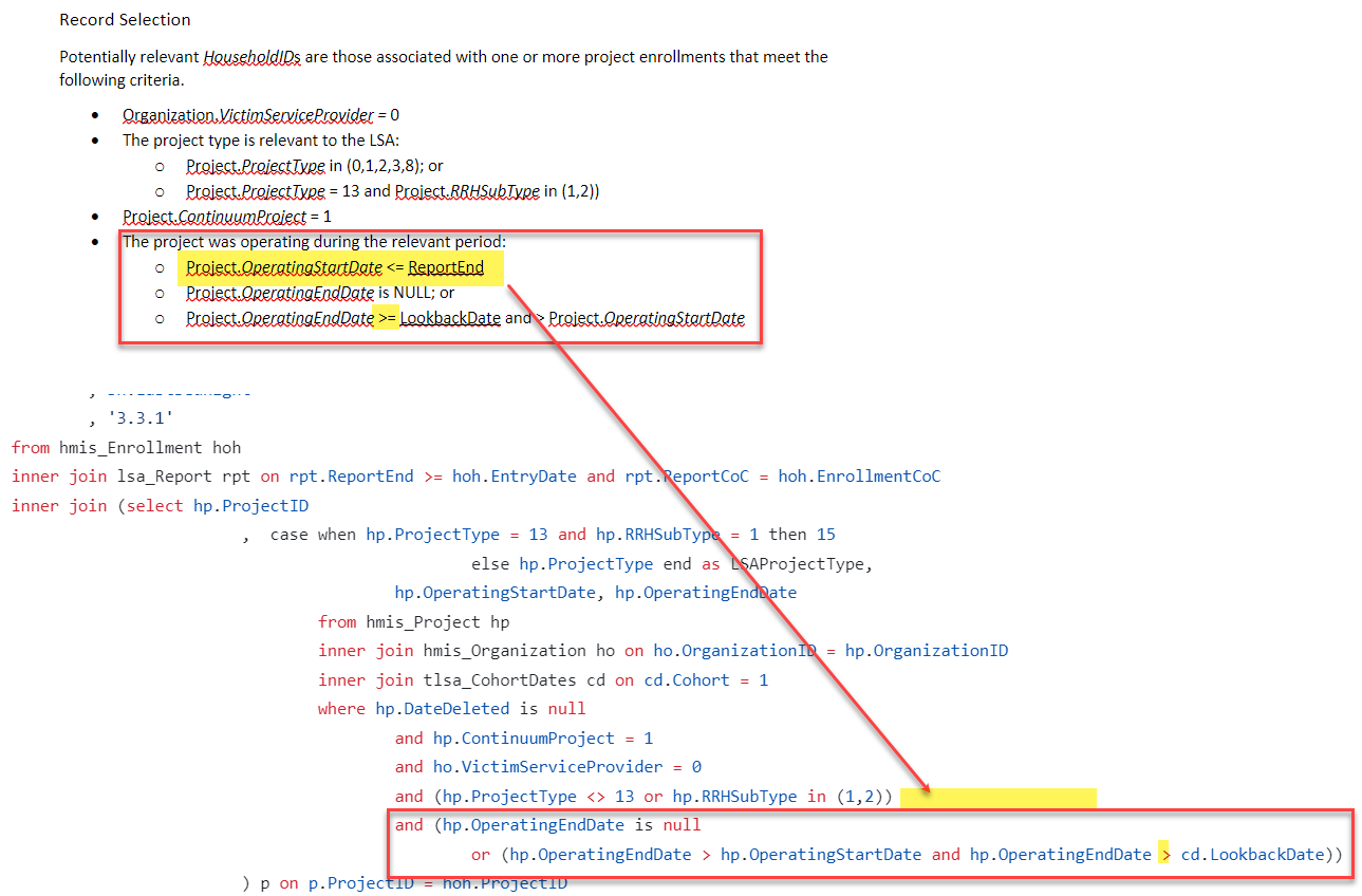 Section 3.3: discrepancy between Sample Code and Spec about Projects selection · Issue #1148 ...