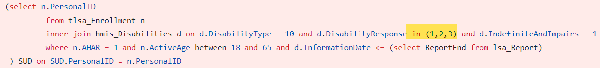 Sample Code: SUD issue · Issue #1151 · HMIS/LSASampleCode · GitHub