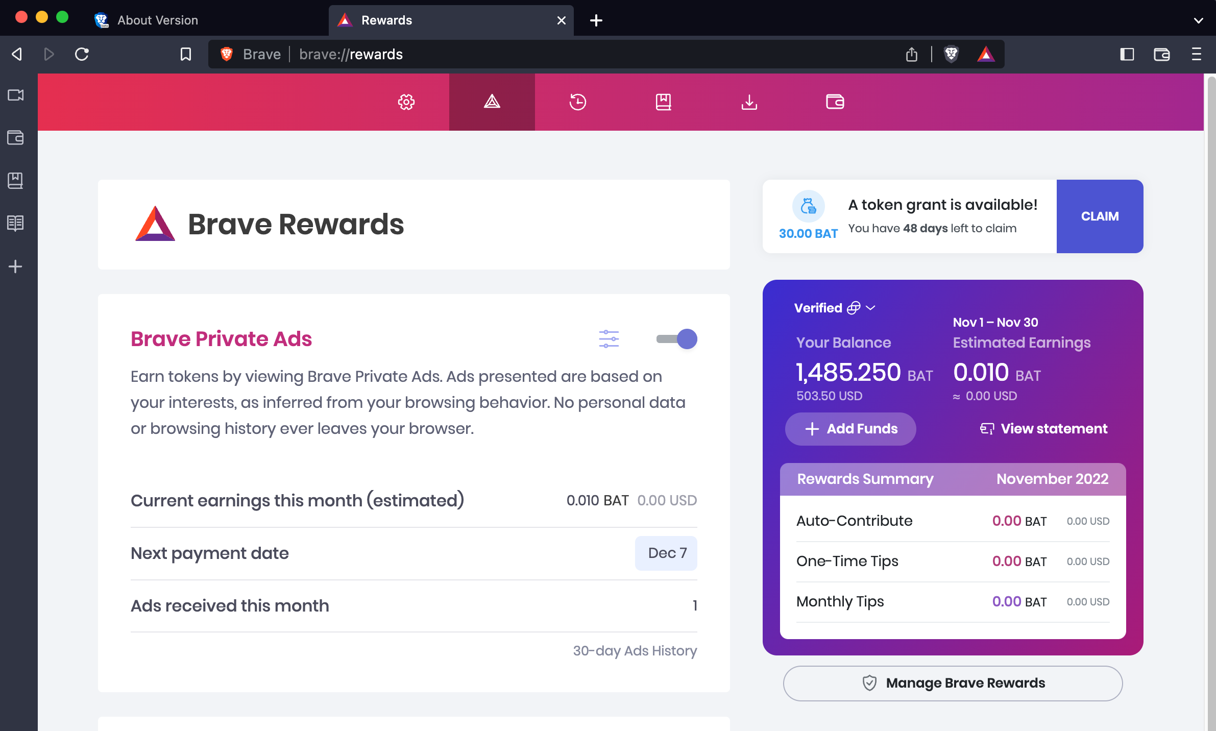 Update Error Different Account Region Error Modal Text · Issue 25918 · Brave Brave Browser