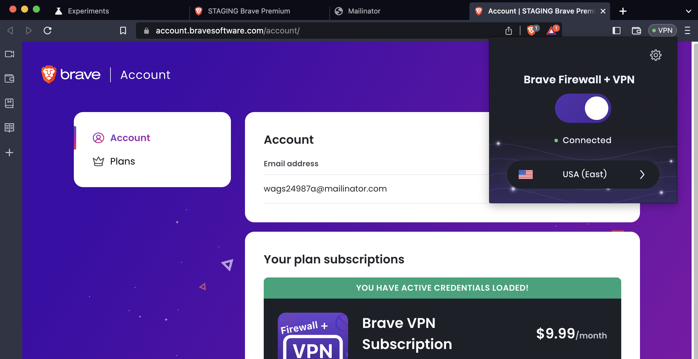 Shouldn't have to click on `Refresh Brave VPN` after initial purchase ...