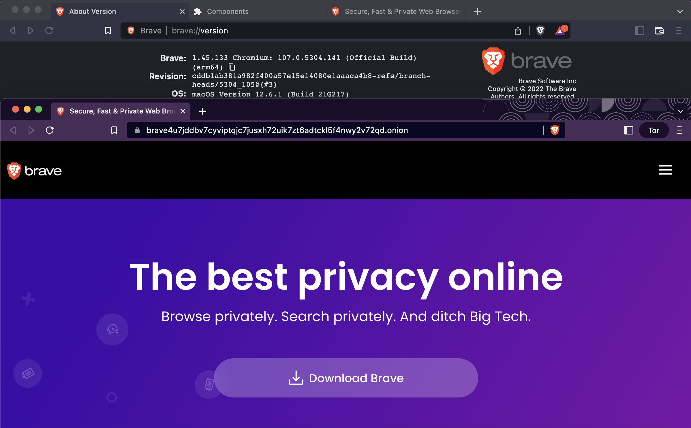 Tor Component App Binary Warning On Launch With Existing Profileinstall Using ` Use Dev