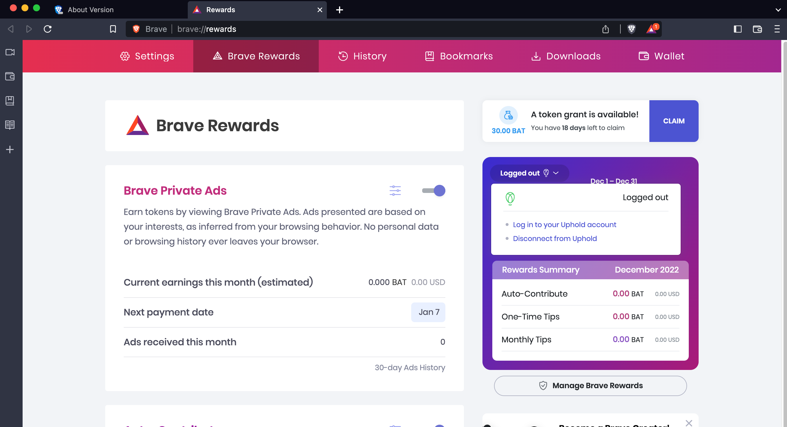 Change "Log into" to "Log in to" in Logged out dropdown menu in Rewards panel · Issue #26858 ...