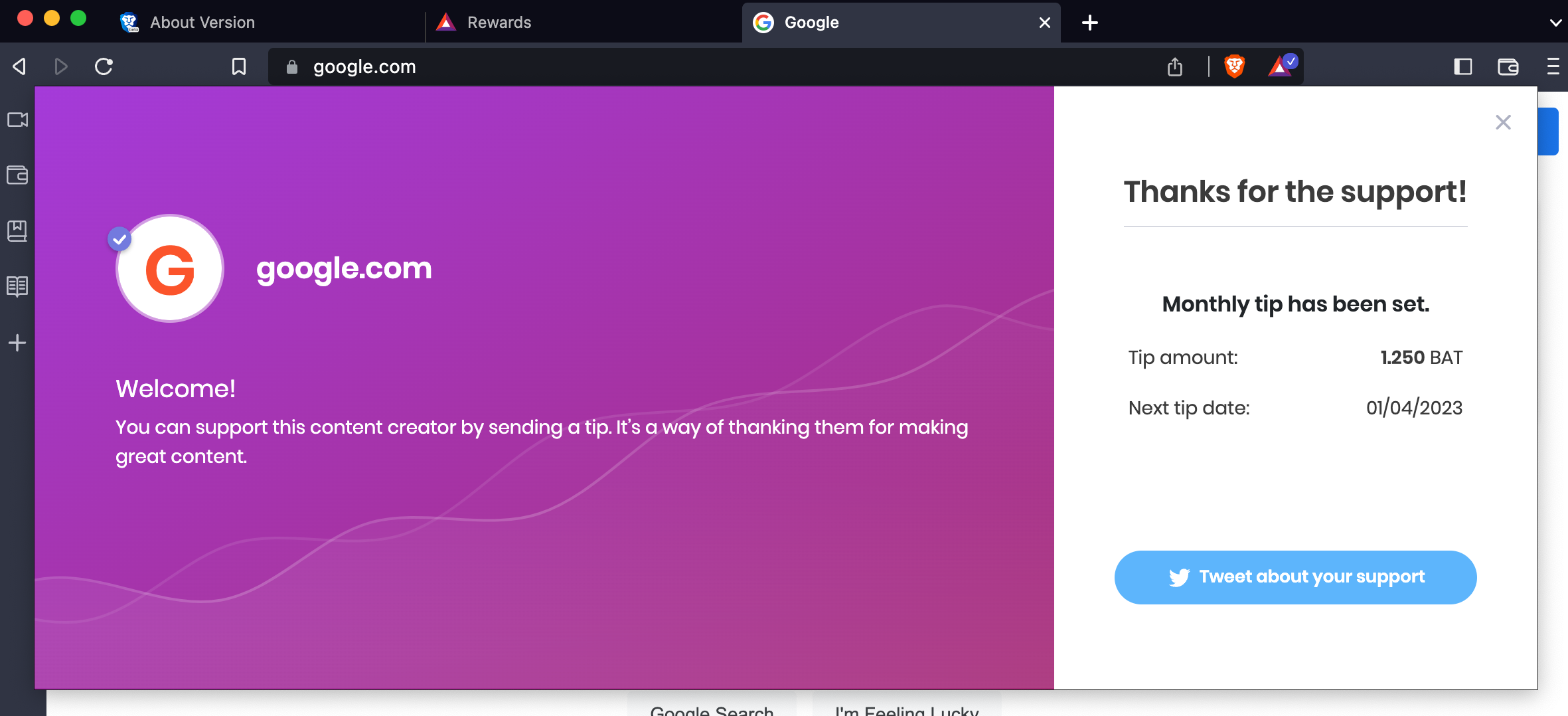 Remove Youre Currently Supporting This Creator Asterisk State For Monthly Tips In Tipping 