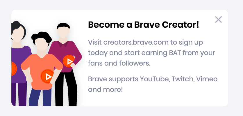 Add promo card for Brave Creators (`creators.brave.com`) on Brave ...