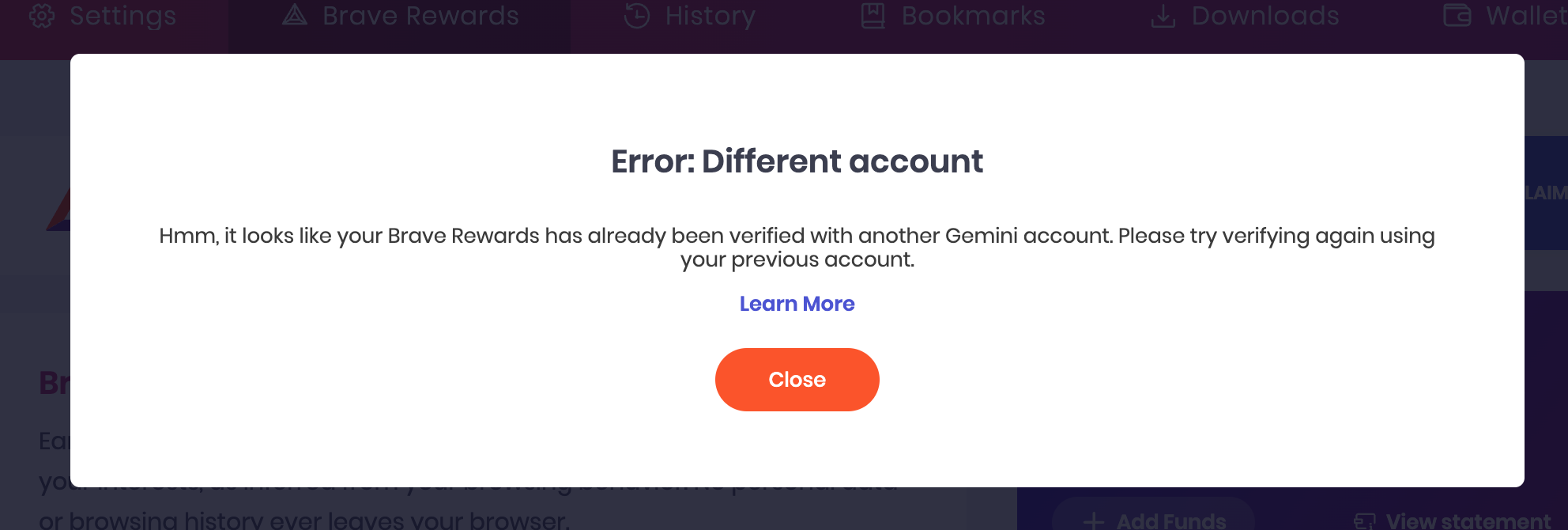 `walletstatus` Cleanup · Issue 24251 · Bravebrave Browser · Github 