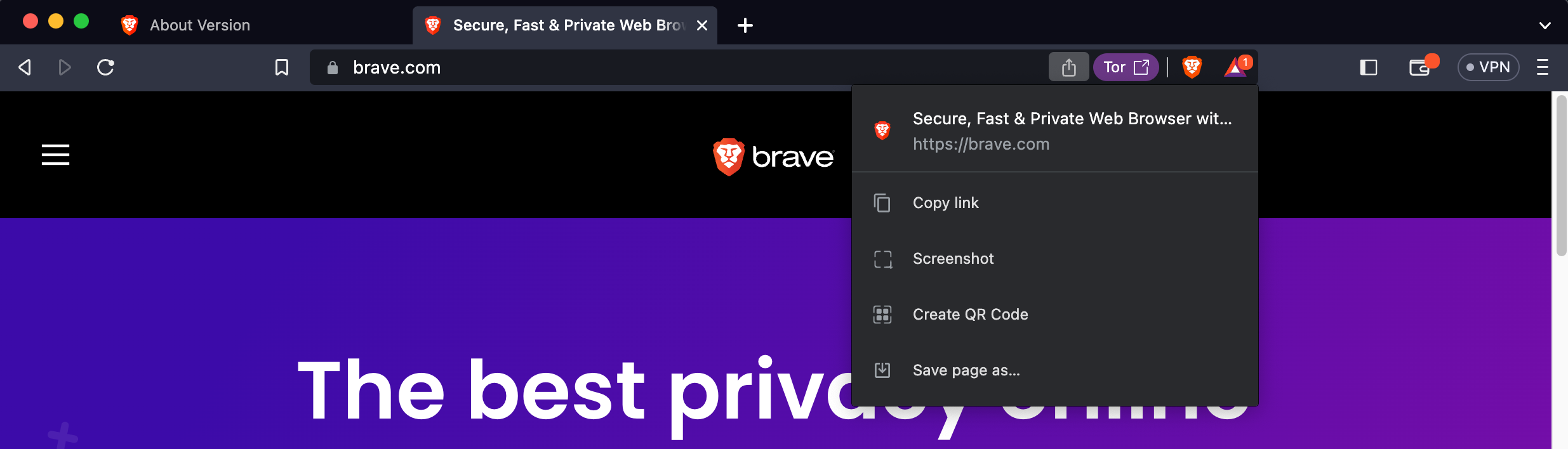 "Copy clean link" doesn't display in share menu in certain cases · Issue #29445 · brave/brave ...