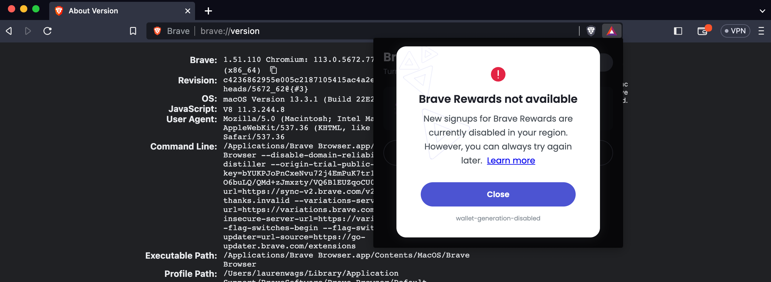 Simplify text on non-connected Brave Rewards panel and NTP Rewards ...